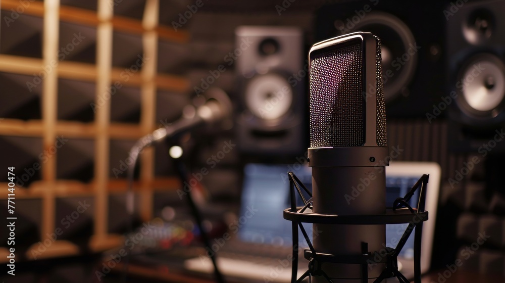 Podcast Recording Booths Cinematic shots of podcast recording booths ...