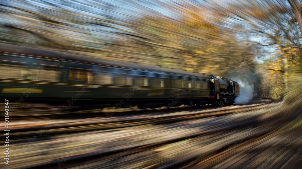 Rural Train Journey Detailed photographs of trains passing through ...