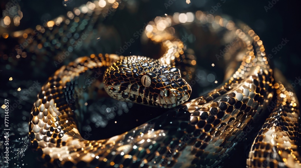 Salsa Snakes Cinematic shots of snakes dancing salsa or tango ...