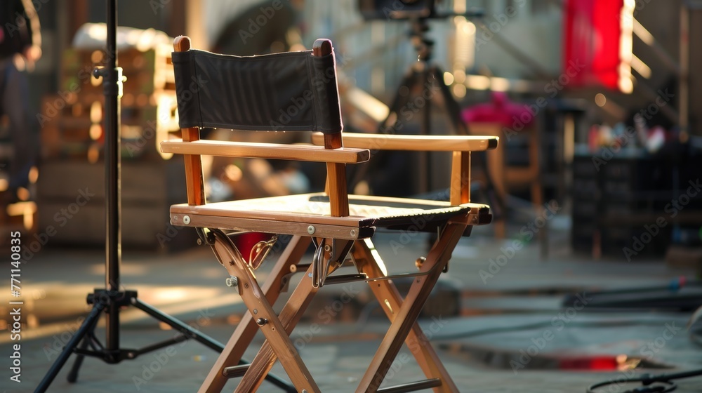 TV Show Directors Chair Detailed photographs of the directors chair on ...