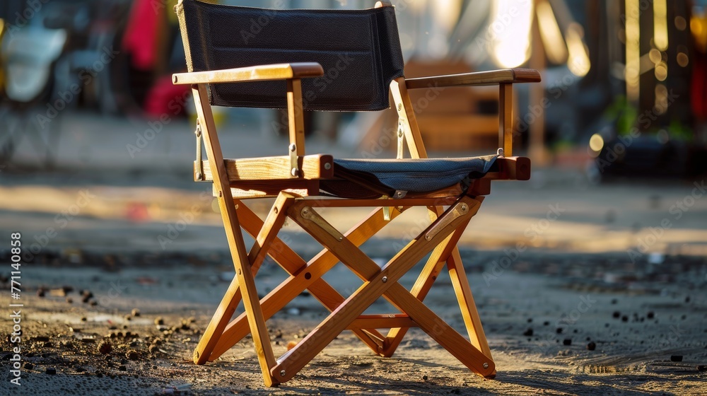 TV Show Directors Chair Detailed photographs of the directors chair on ...