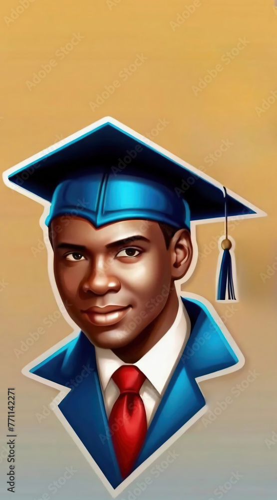 black man graduation, diversity, graduation, ceremony, graduation cap ...