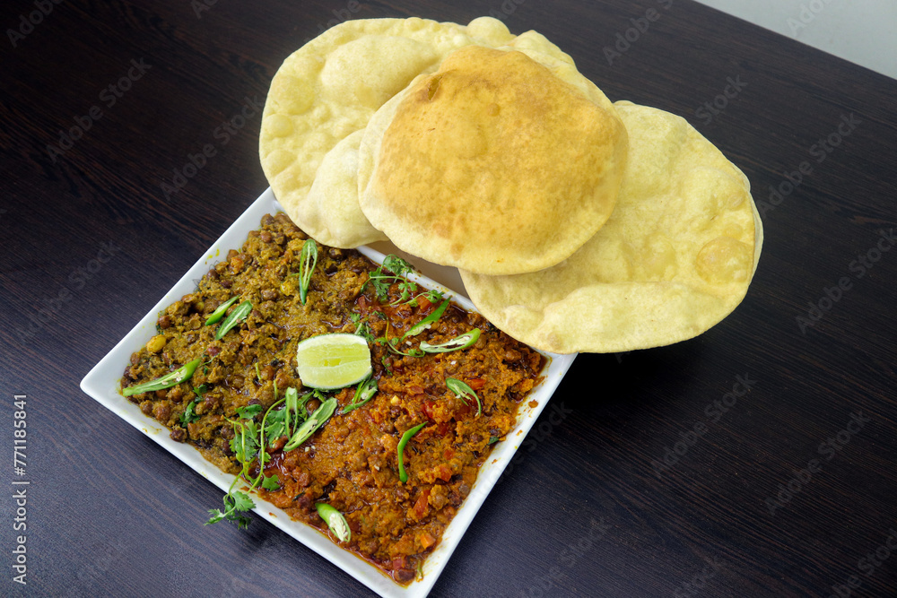 Keema Puri and Chole Bhature Recipe is the most famous food in South ...