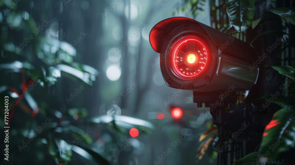 Intrusion detection system alert, super realistic warning signals ...