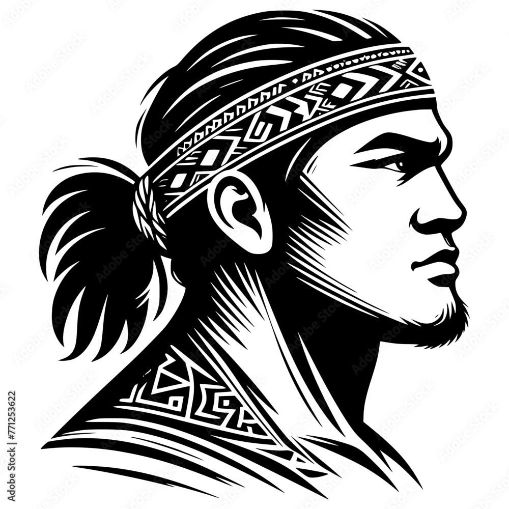 Native Samoan Warrior , Samoan Svg, Tongan Svg, Native Warrior Svg ...