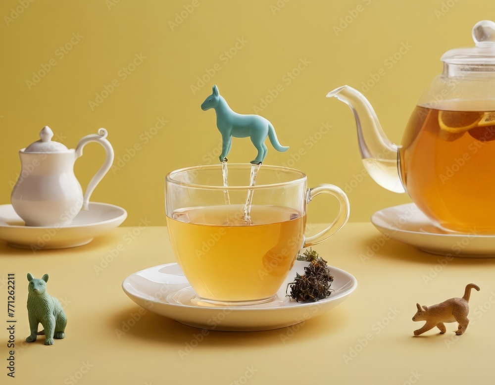 ea Time with Animal Friends, Green Tea Gathering: Animals in the Brew ...
