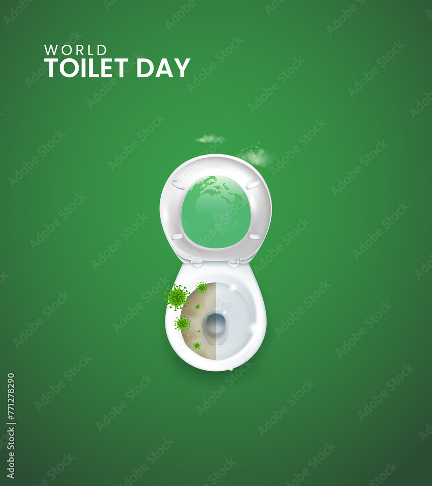 Toilet day creative, Toilet design for social media banner poster ...