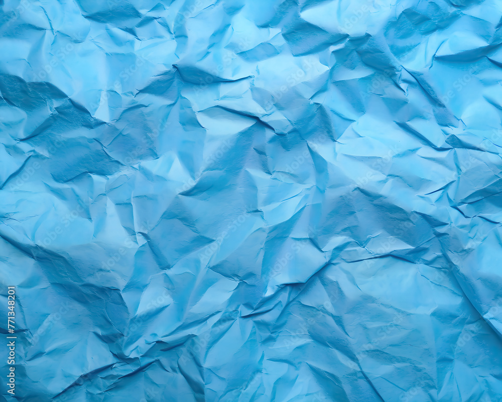 sky blue crumpled paper texture background Stock Photo | Adobe Stock