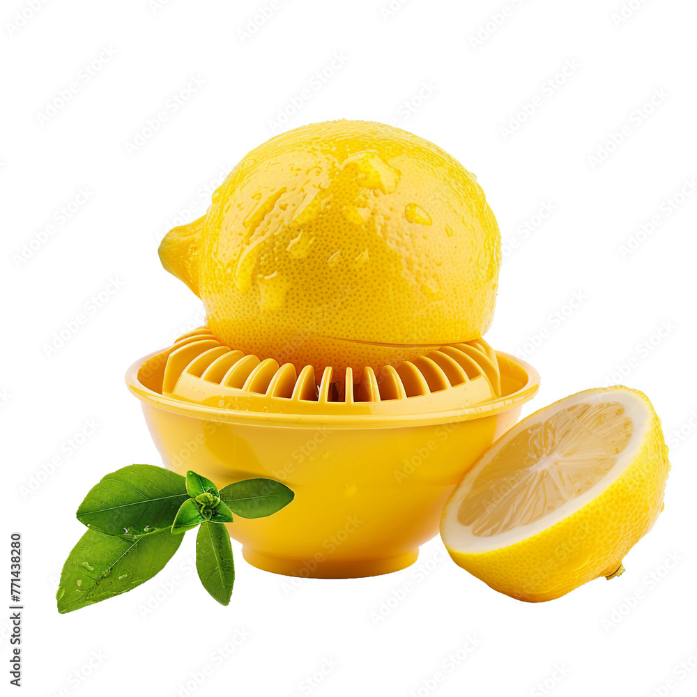 Lemon Squeezer, transparent background, isolated image, generative AI ...