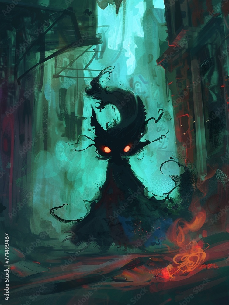 Demonic Name Possessor A shadowy figure that materializes when its name ...