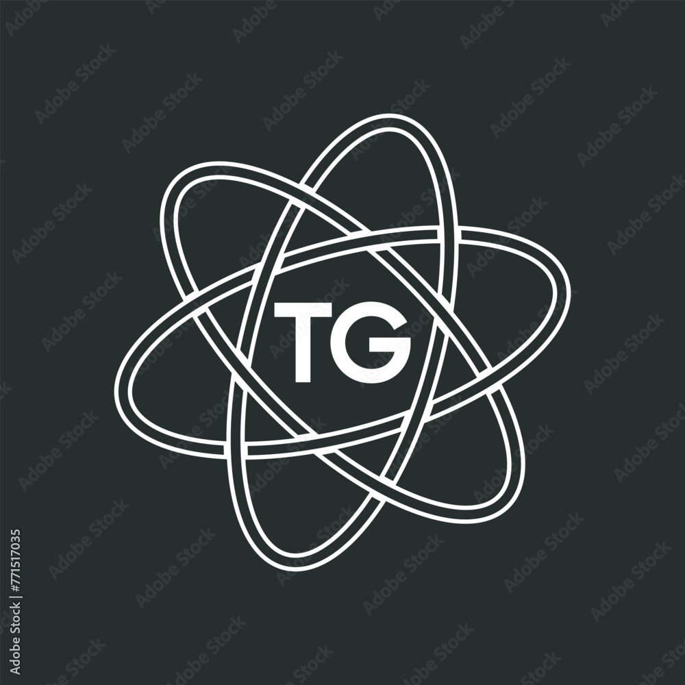 TG letter logo design on white background. TG logo. TG creative ...