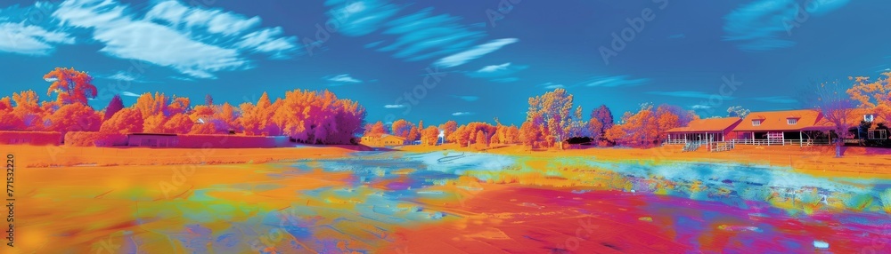 Thermography and infrared light, visualizing heat signatures of objects ...