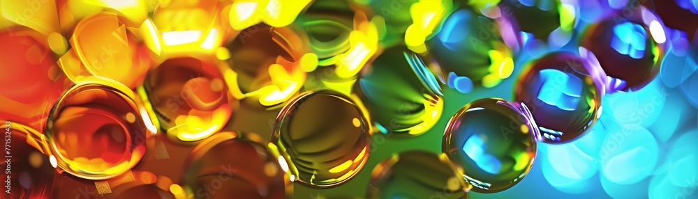 Quantum dots illuminated, showcasing their applications in displays and ...