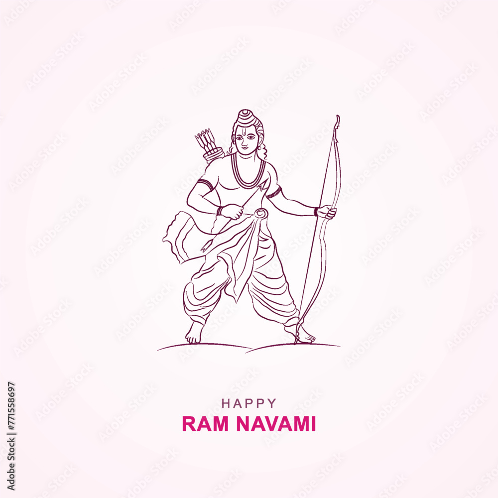Ram Navami, poster, vector, Happy Ram Navami | Sri Rama Navami post ...