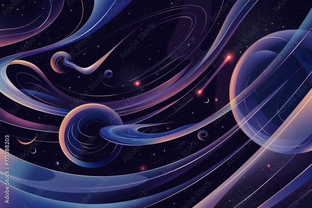 Dark dimension portals affecting the orbit and climate of an alien ...