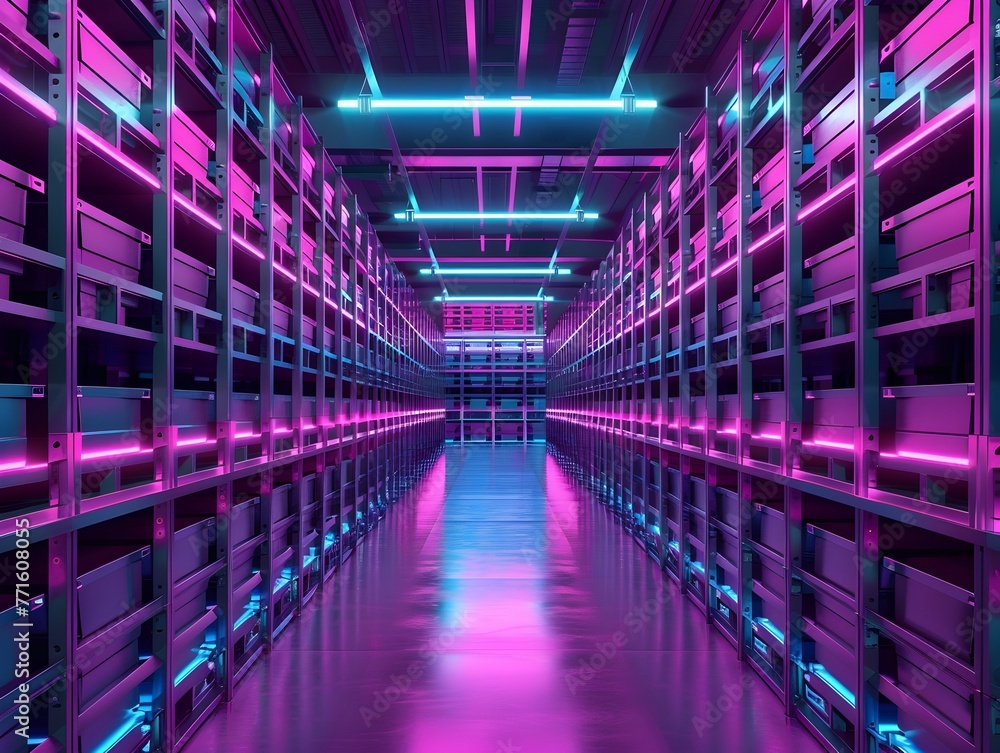 Augmented Inventory Management Futuristic Digital Warehouse with Real ...