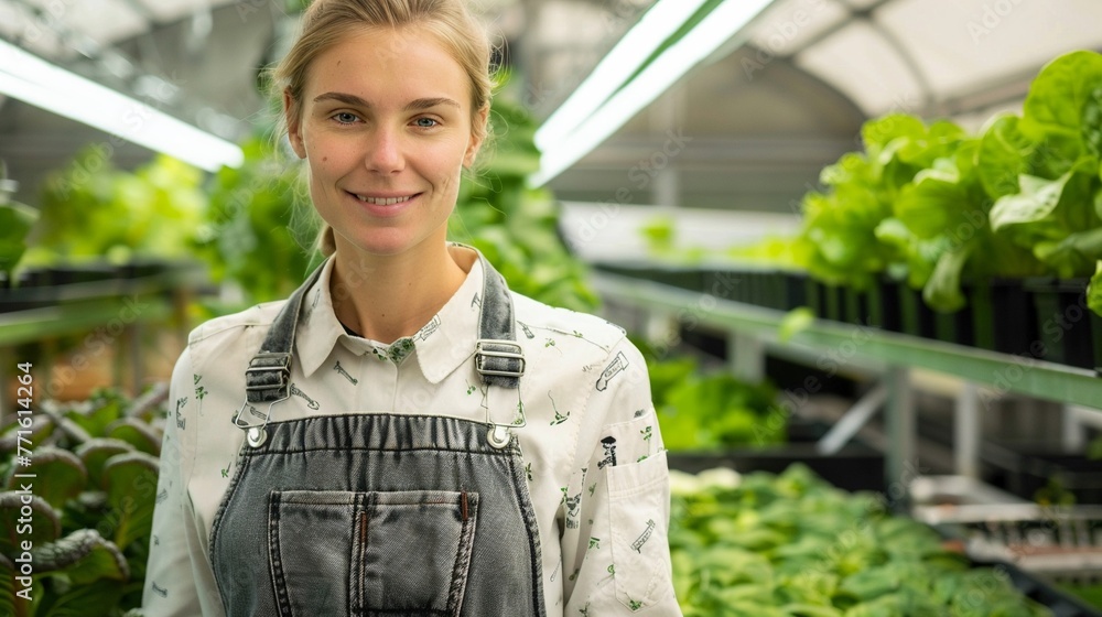 The Agronomists Joy Standing before a field that a testament to ...