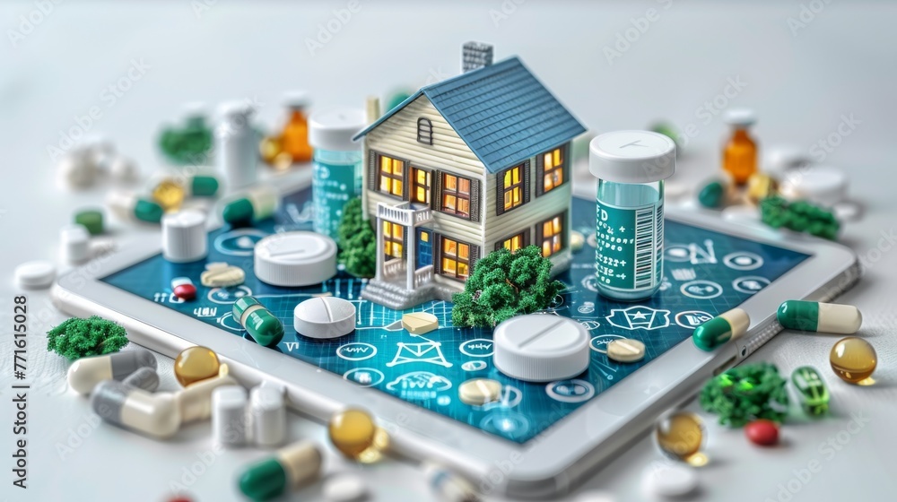 Detailed view of FDA and DEA offices with icons representing their ...