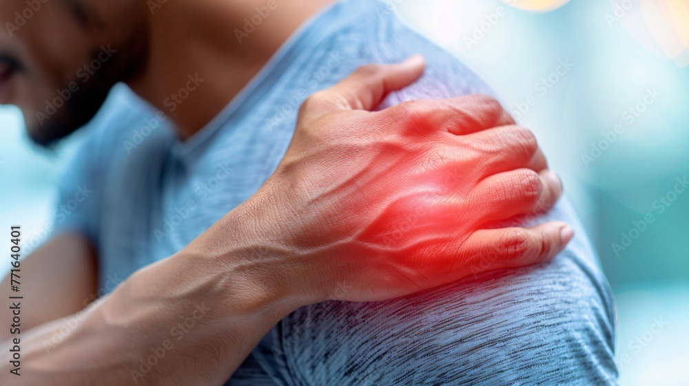Medical infographic detailing different causes of shoulder pain from ...