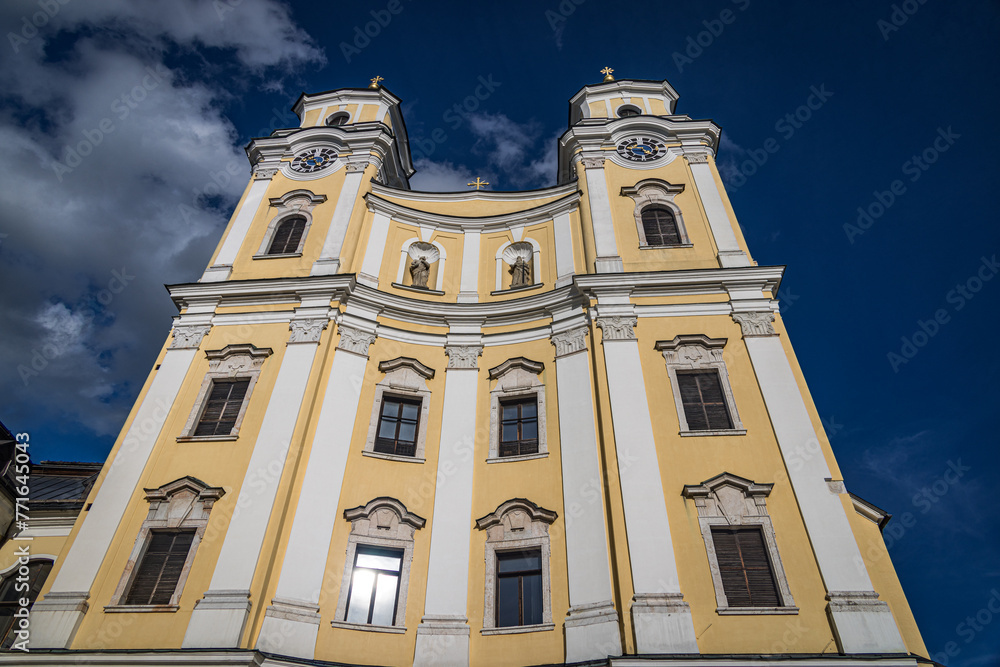 Basilika St. Michael (Mondsee Abbey), Mondsee, Austria (location of the ...