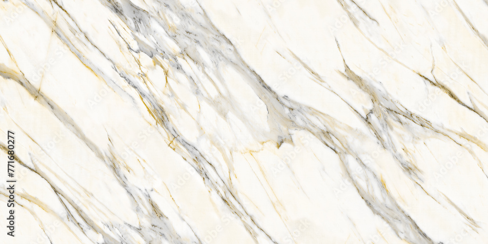 Golden Calacatta marble texture of a natural white and grey stone ...