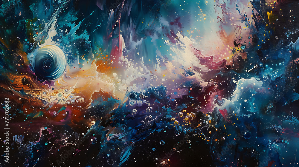 Mysterious space wallpaper for applies to graphic resources used for a ...