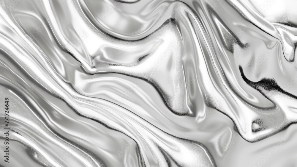 Reflective Silver Liquid Metal Texture Closeup - Closeup of a liquid ...