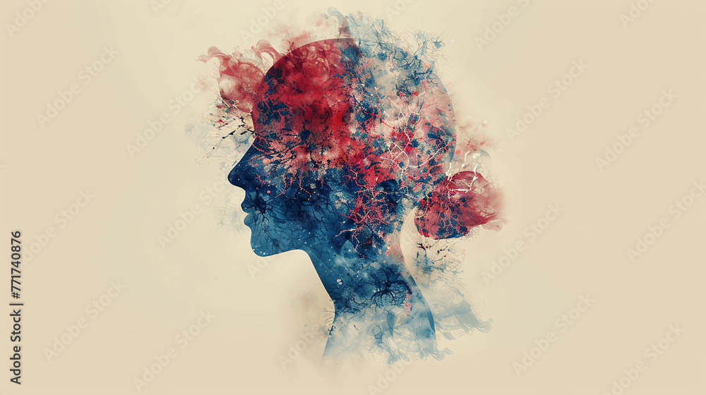 International Parkinson's awareness month concept, a woman with ...