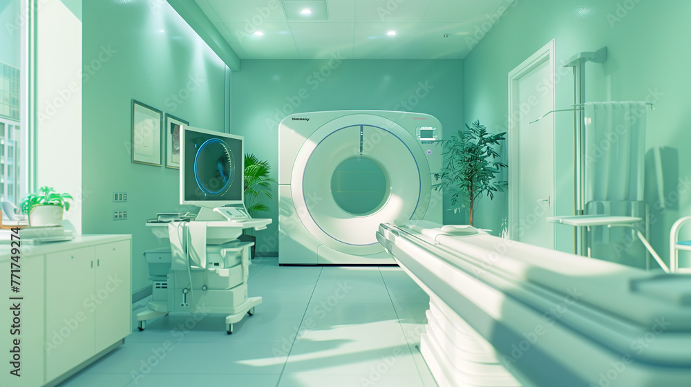 Magnetic resonance imaging, MRI, scanning, magnetic field scanning ...
