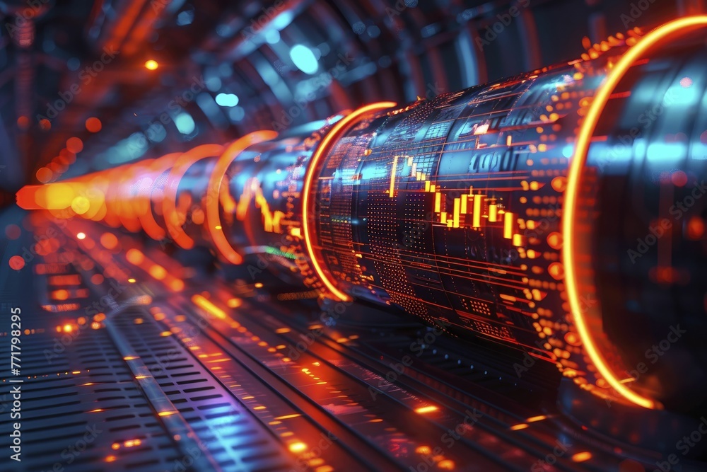 Visualizing financial data as it flows seamlessly through a pipeline ...