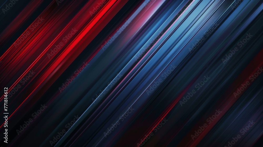 Abstract red and blue streaks in diagonal motion for creative ...