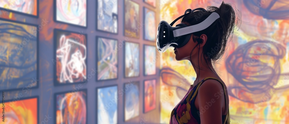 Virtual Art Gallery: A visual representation of a virtual art gallery ...