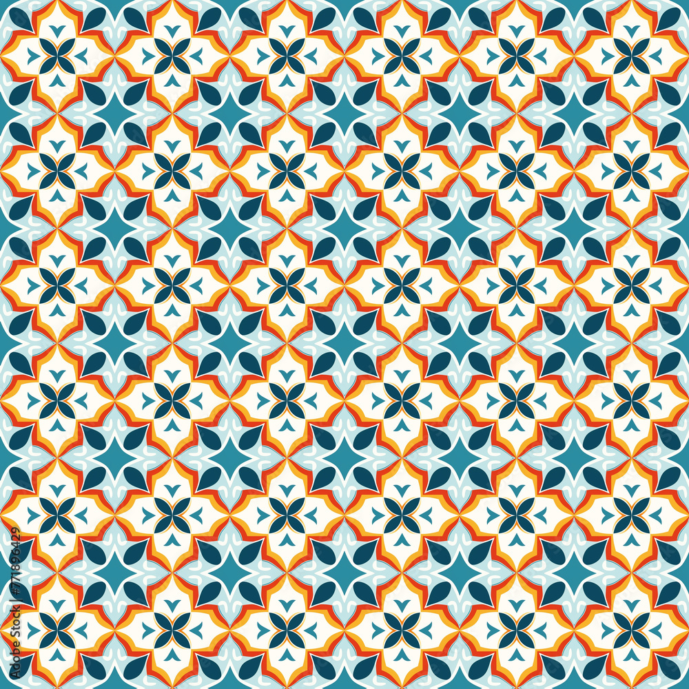 Moroccan background, seamless Moroccan wallpaper, Moroccan pattern ...