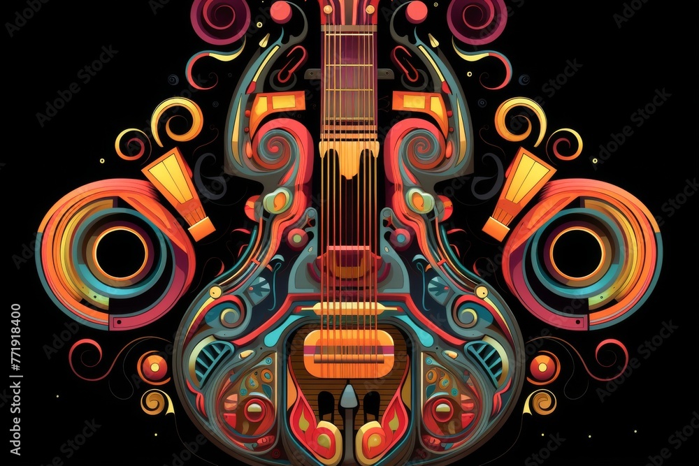 Creating a symphony of colors and shapes inspired by musical ...