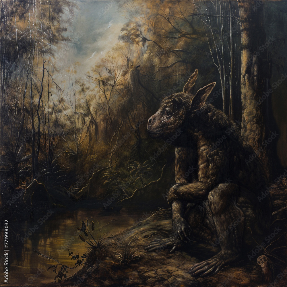 Enigmatic artist captures the essence of Kelpie, Yowie, Aswang in a ...