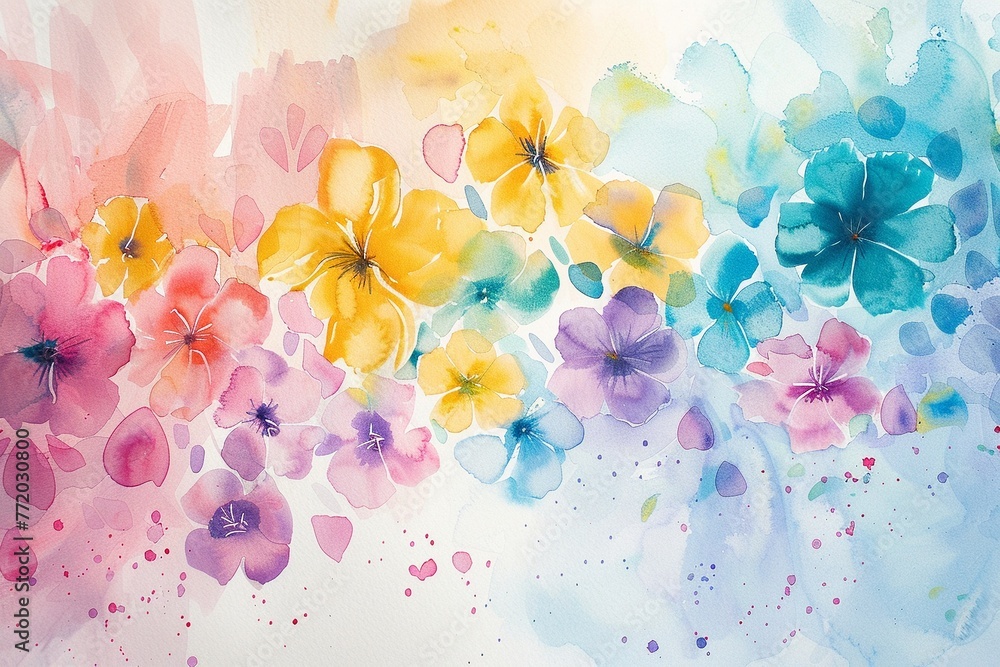 Colorful watercolor clipart perfect for adding a touch of joy and ...
