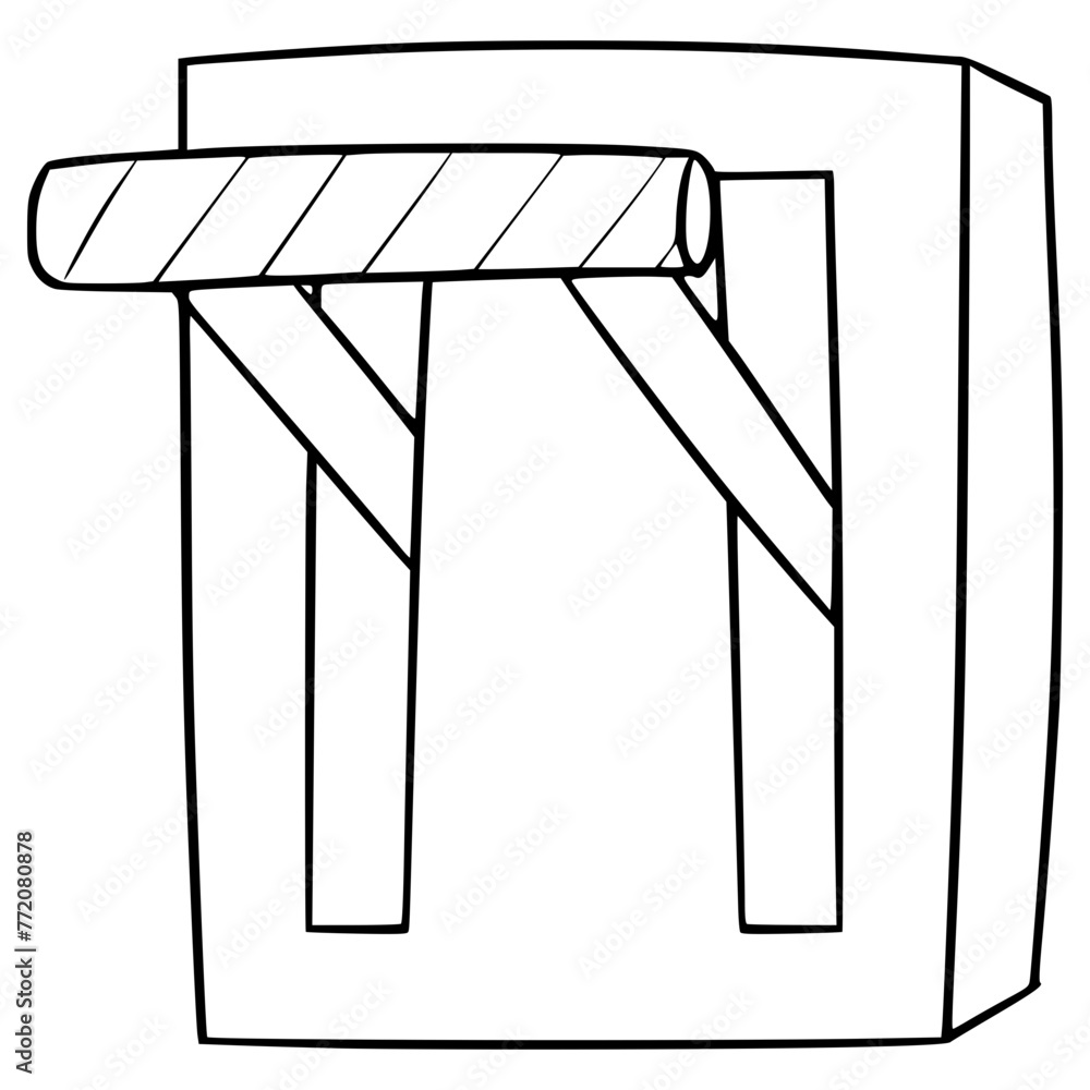 Poster lever illustration hand drawn outline vector – Wall Art | UkPosters