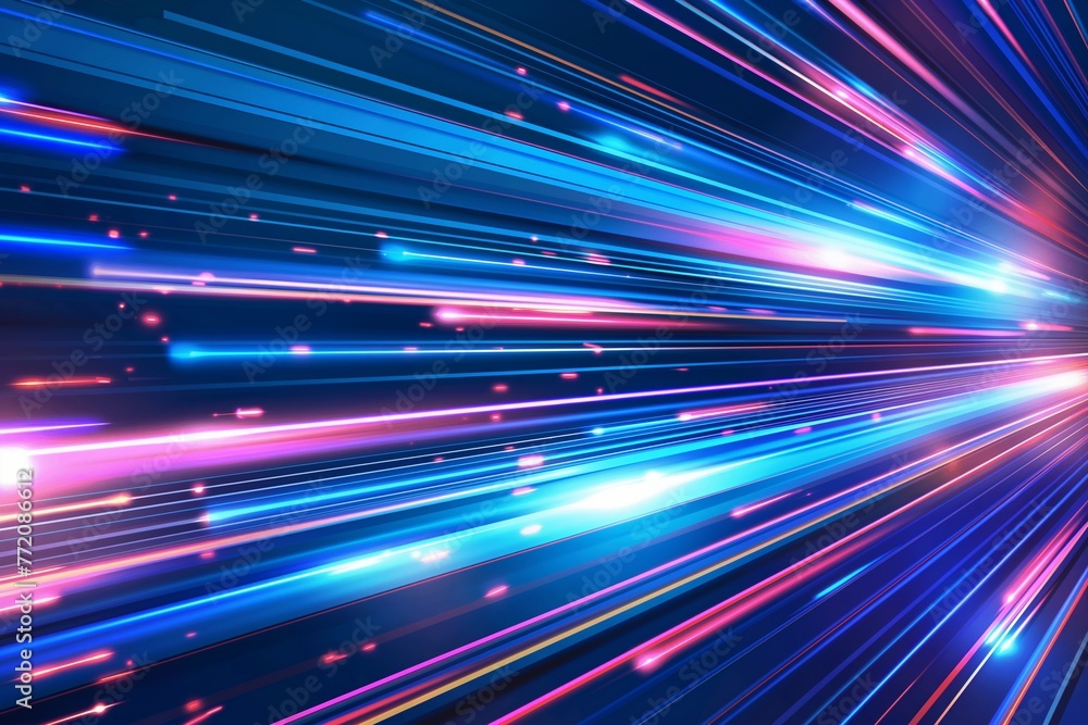 Abstract high-speed technology line background, abstract high-speed ...