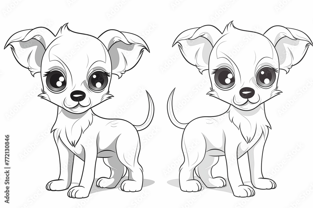 Little dog coloring for children to print. Coloring for school ...