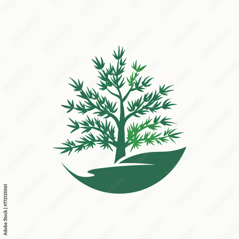 Juniper in cartoon, doodle style. Image for t-shirt, web, mobile apps ...