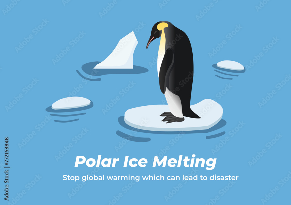 Penguins and other polar creatures will lose their homes due to melting ...