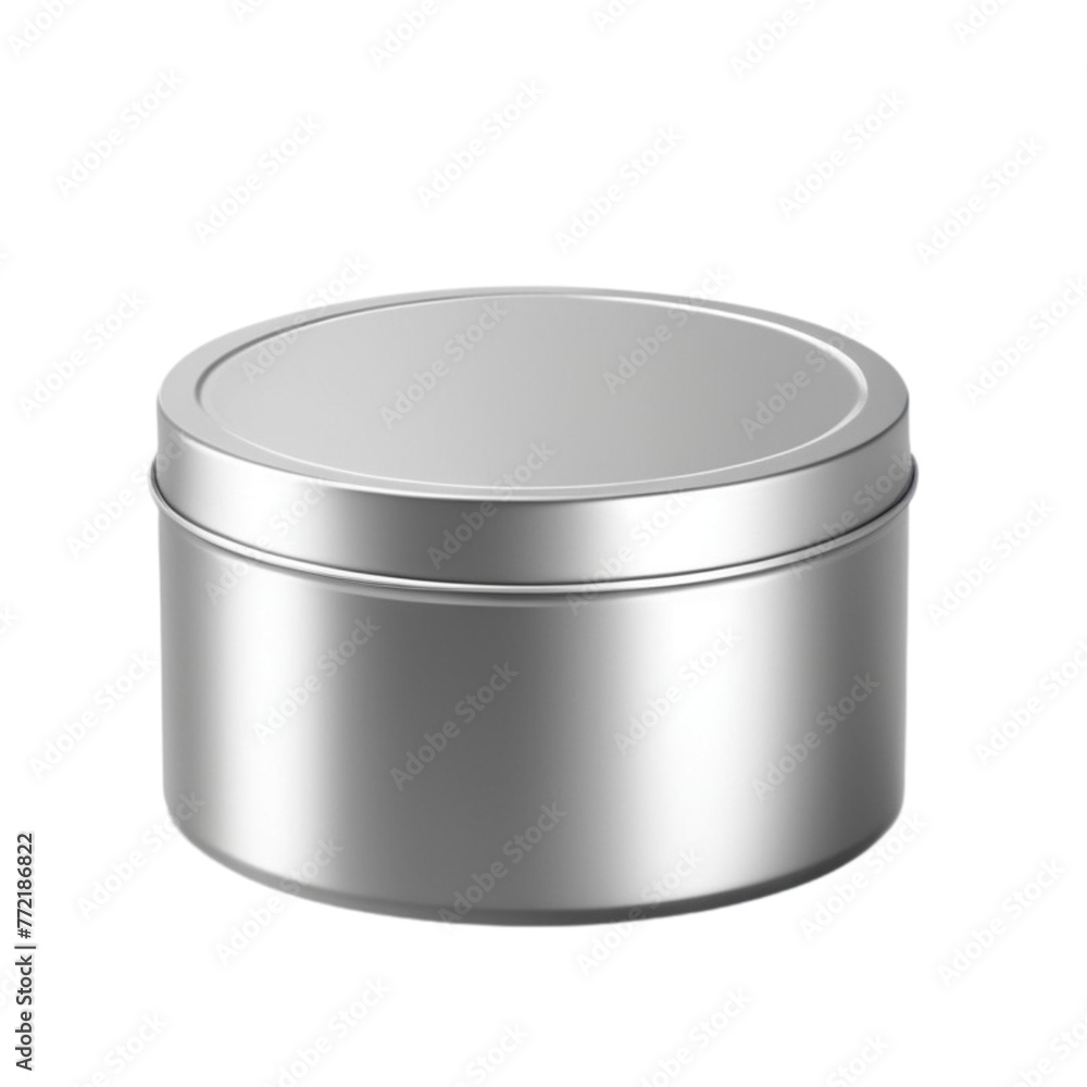 realistic empty tin can and without sardine tin font view on Isolated ...