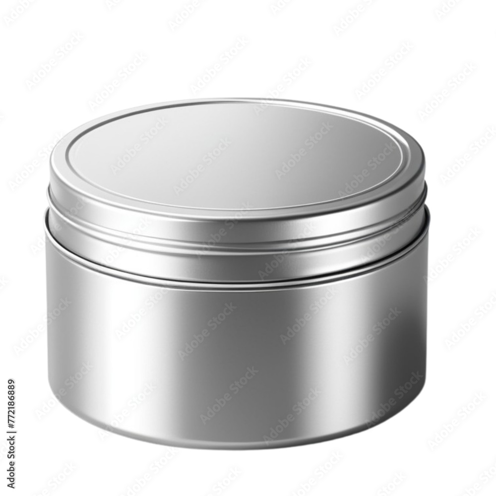 realistic empty tin can and without sardine tin font view on Isolated ...