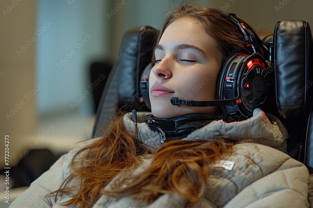 Cochlear Implant Activation Photo of a person experiencing the ...
