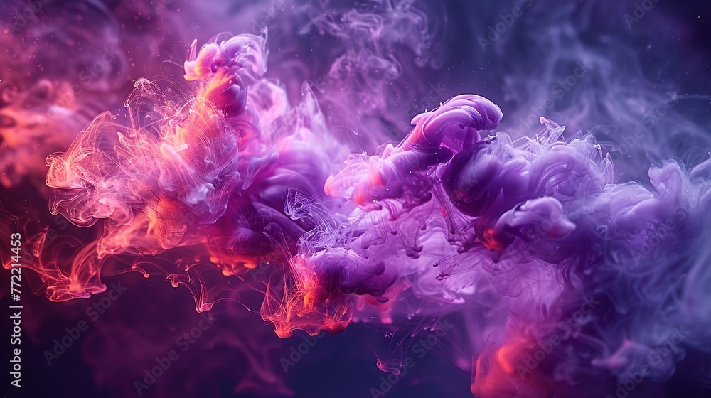 An ultra high-definition image showcases vibrant clouds of color in a ...