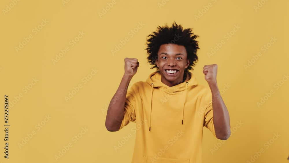 Young black guy looks into the distance with a puzzled face, then ...
