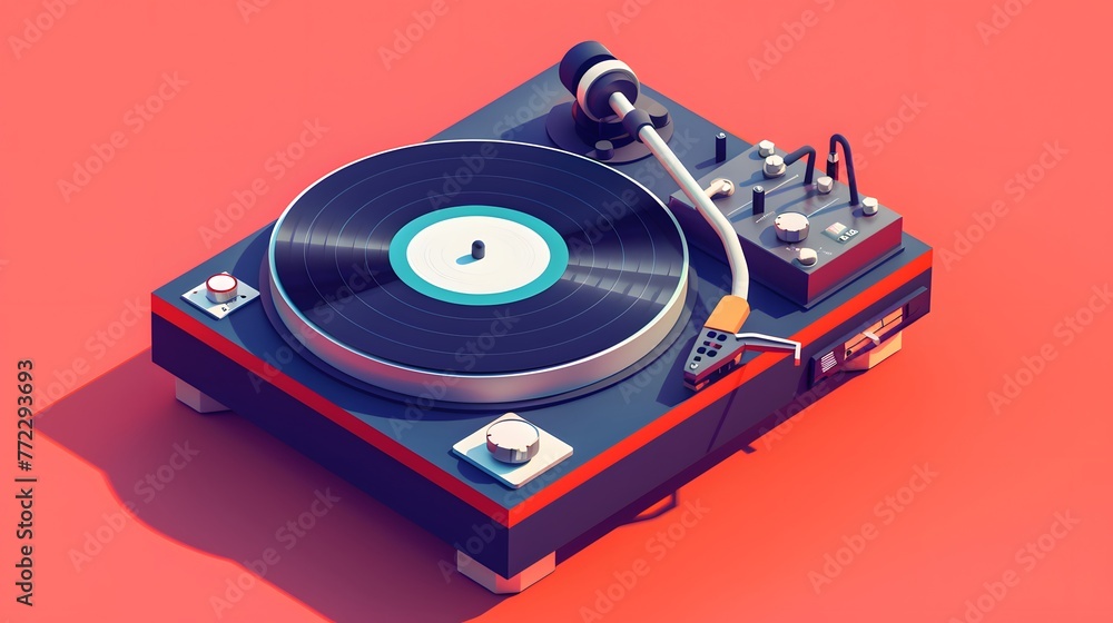 This vintage audio equipment with cassette player and radio components ...