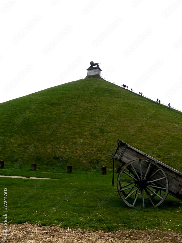 Waterloo, March 2024 - Visit to the Lion's Mound, the memorial to the ...