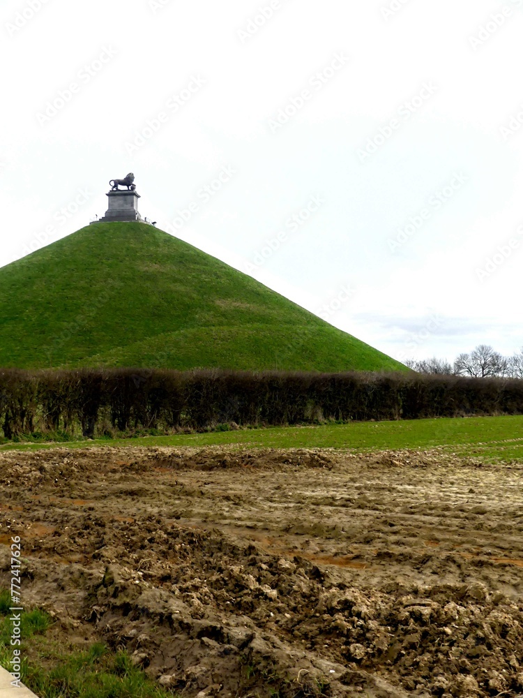 Waterloo, March 2024 - Visit to the Lion's Mound, the memorial to the ...