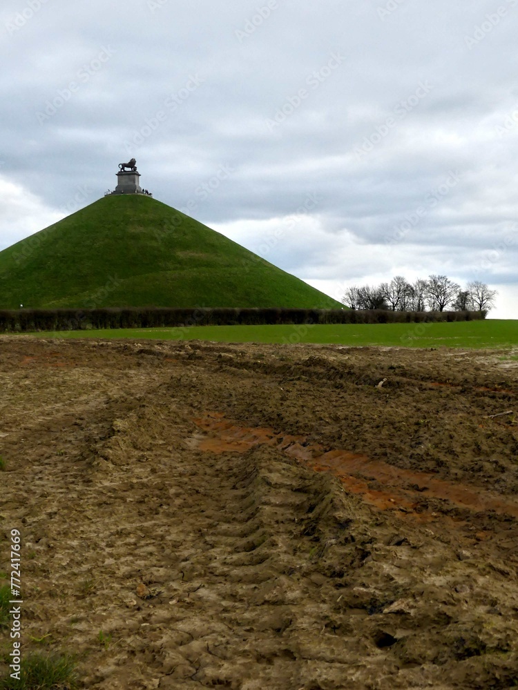 Waterloo, March 2024 - Visit to the Lion's Mound, the memorial to the ...